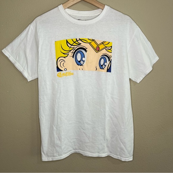 Sailor Moon | Shirts | Sailor Moon Size Medium 0 Cotton White Short ...